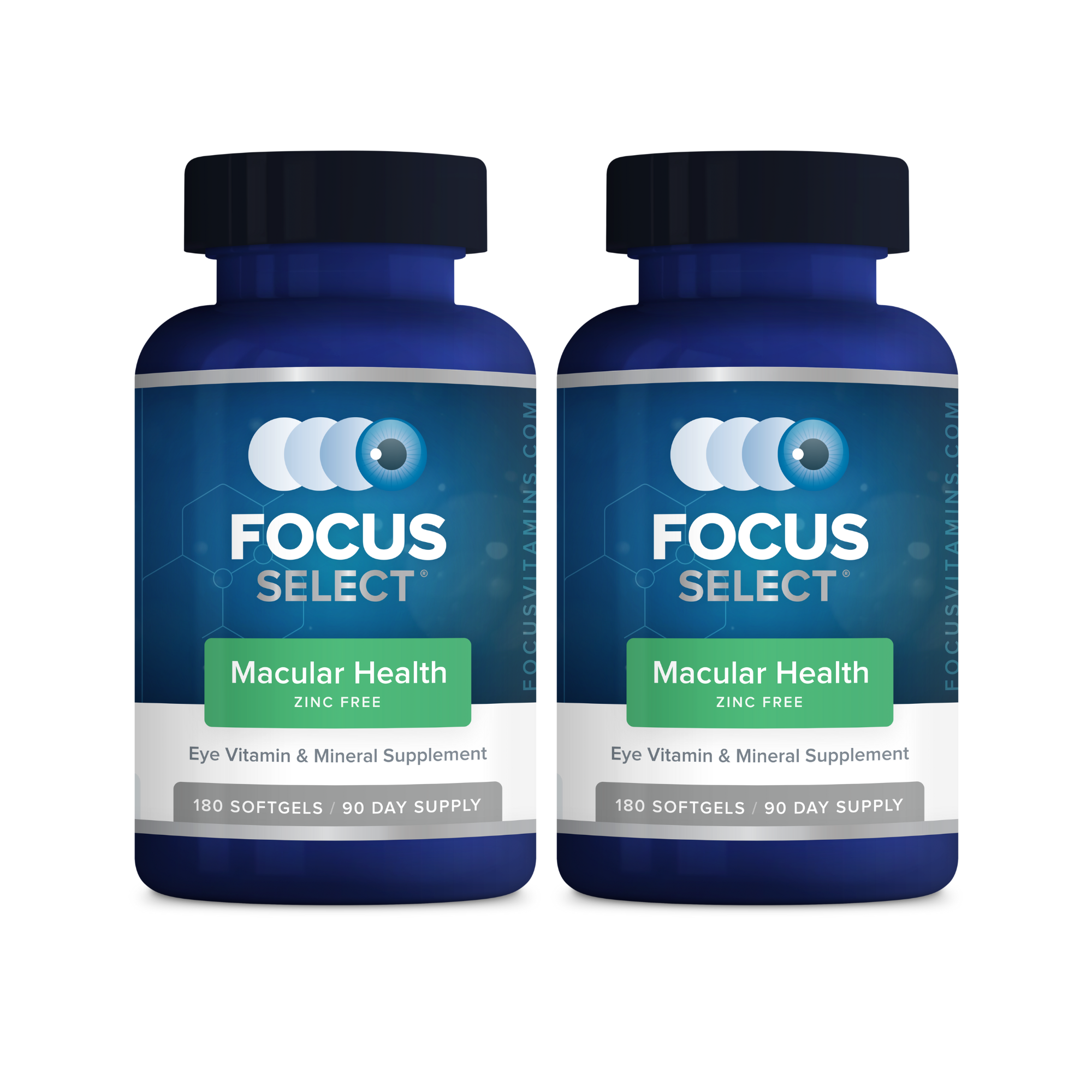 Focus Select® Zinc Free AREDS2-Based Formula (2 pack) | Focus Vitamins